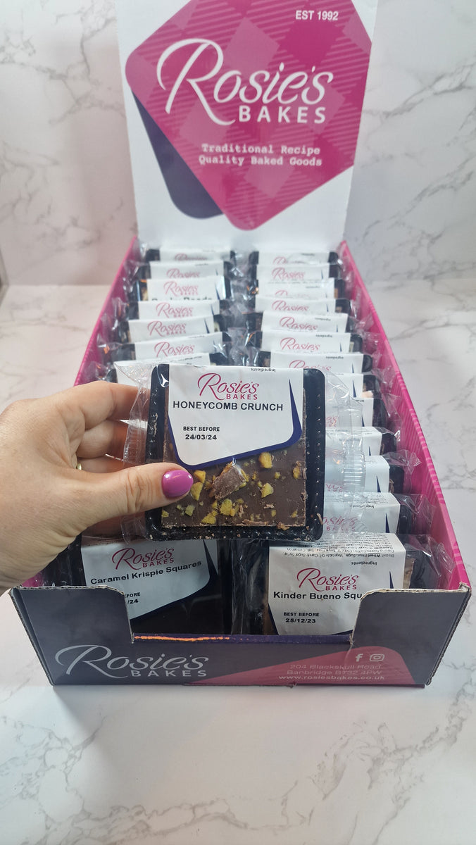 Individually wrapped Honeycomb Crunch – Rosie's Bakes Ltd